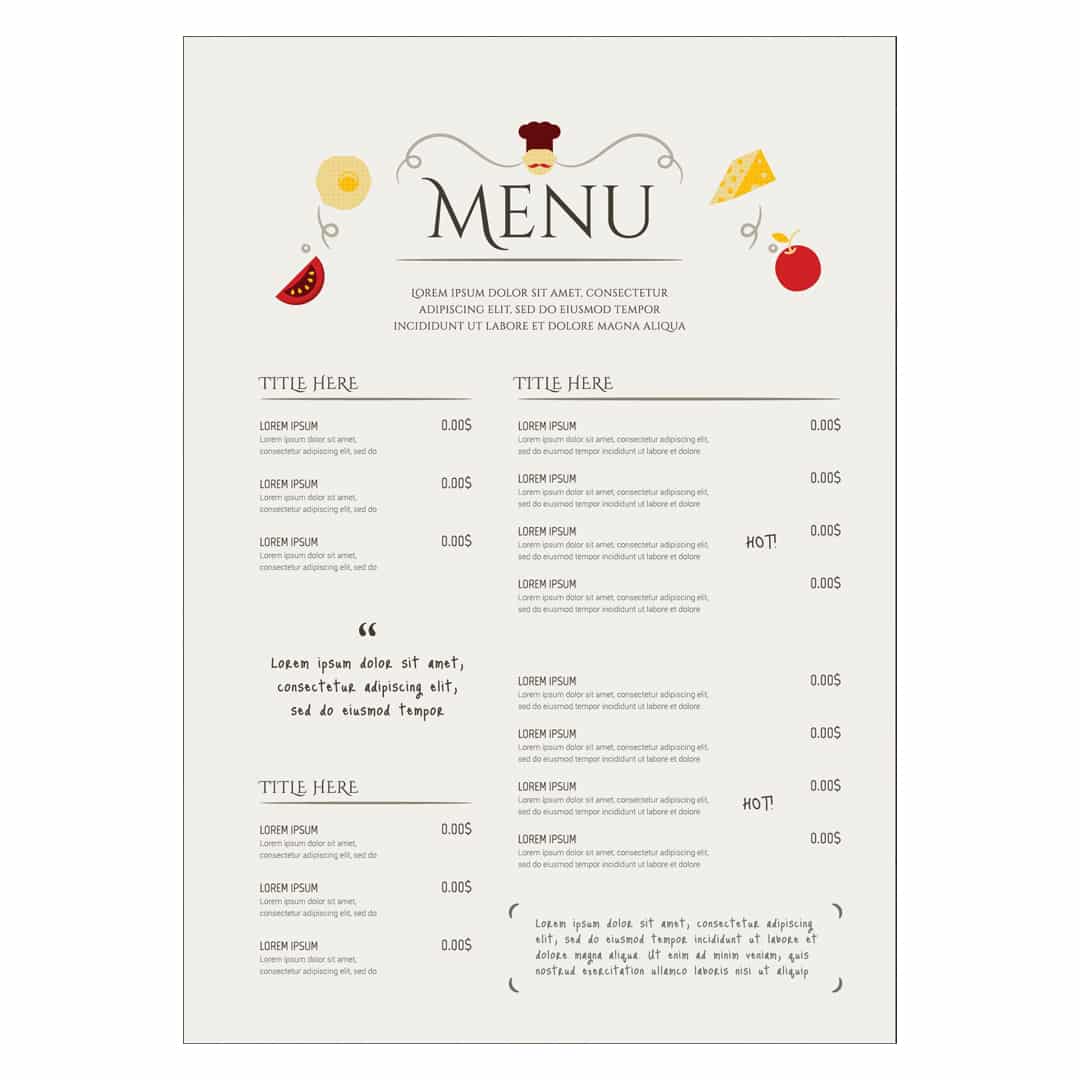 Take Out Menu / To-Menu Printing & Design – PrintPSD
